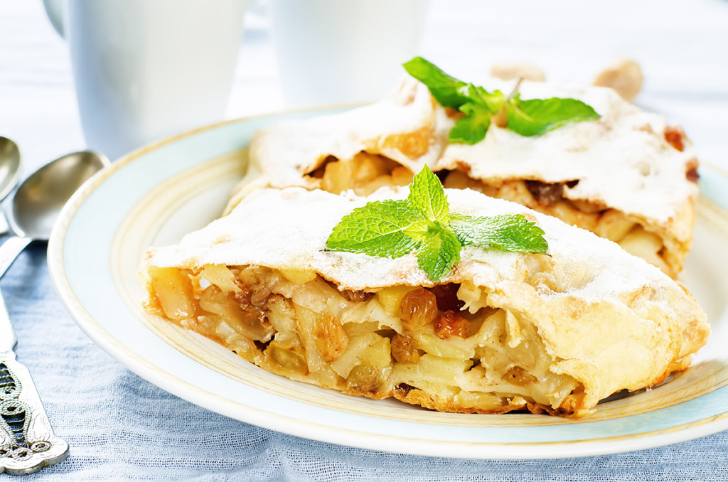 Tažený závin s jablky Tažený závin s jablky | Kapitoly o zdraví